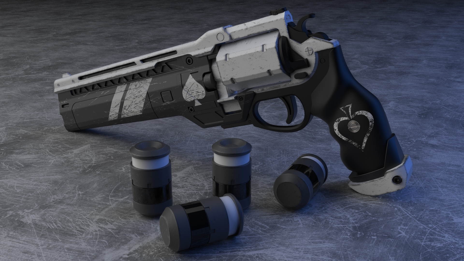 Archivo 3D AS de Pica (Cayde 6 - Destiny) 🎲・Objeto de impresión 3D para descargar・Cults